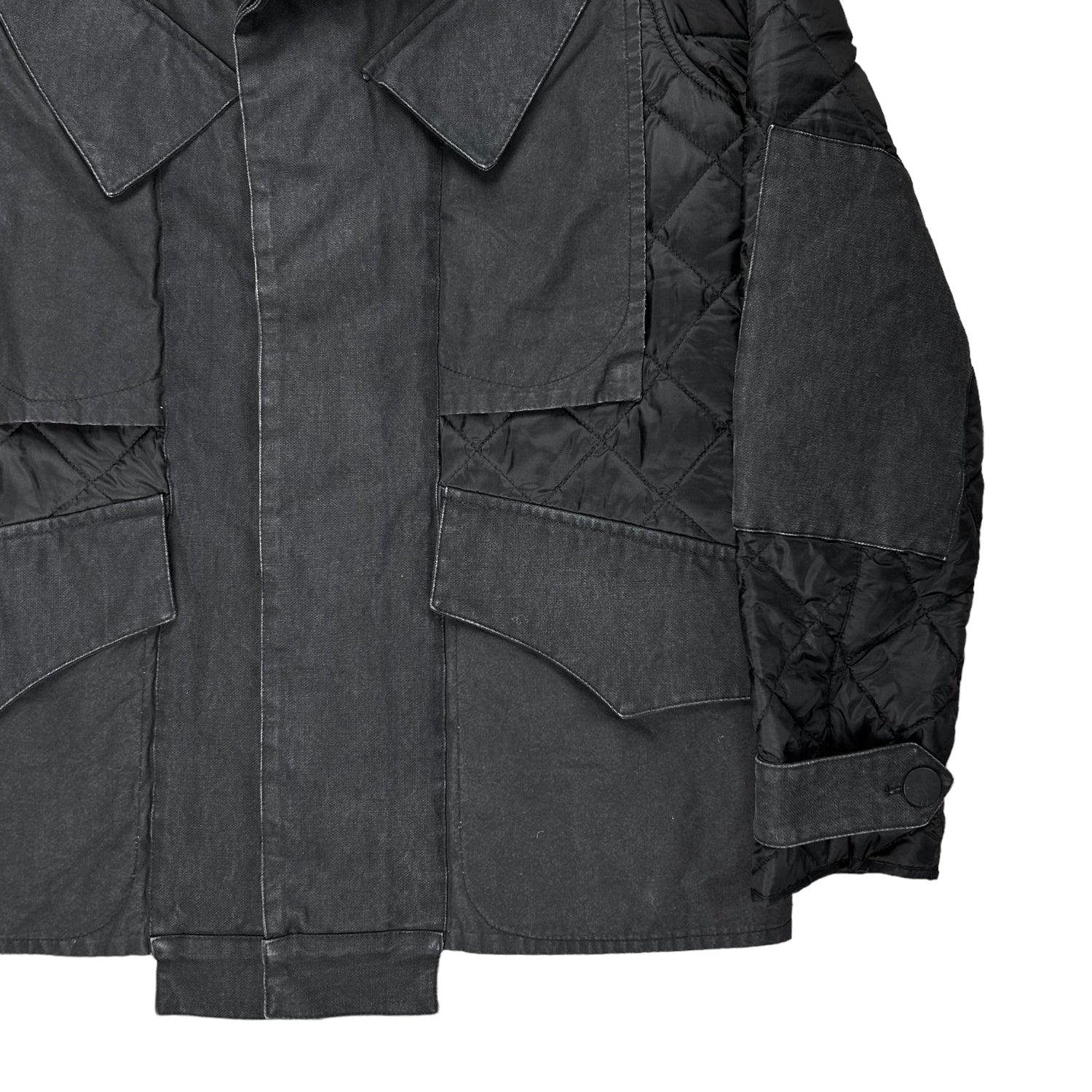 RAF by Raf Simons Quilted Multi Pocket Work Jacket – Vertical Rags