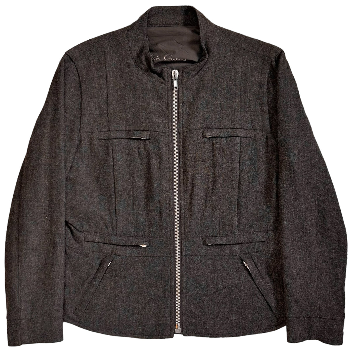 Rick Owens Military Zip Bomber Jacket – Vertical Rags